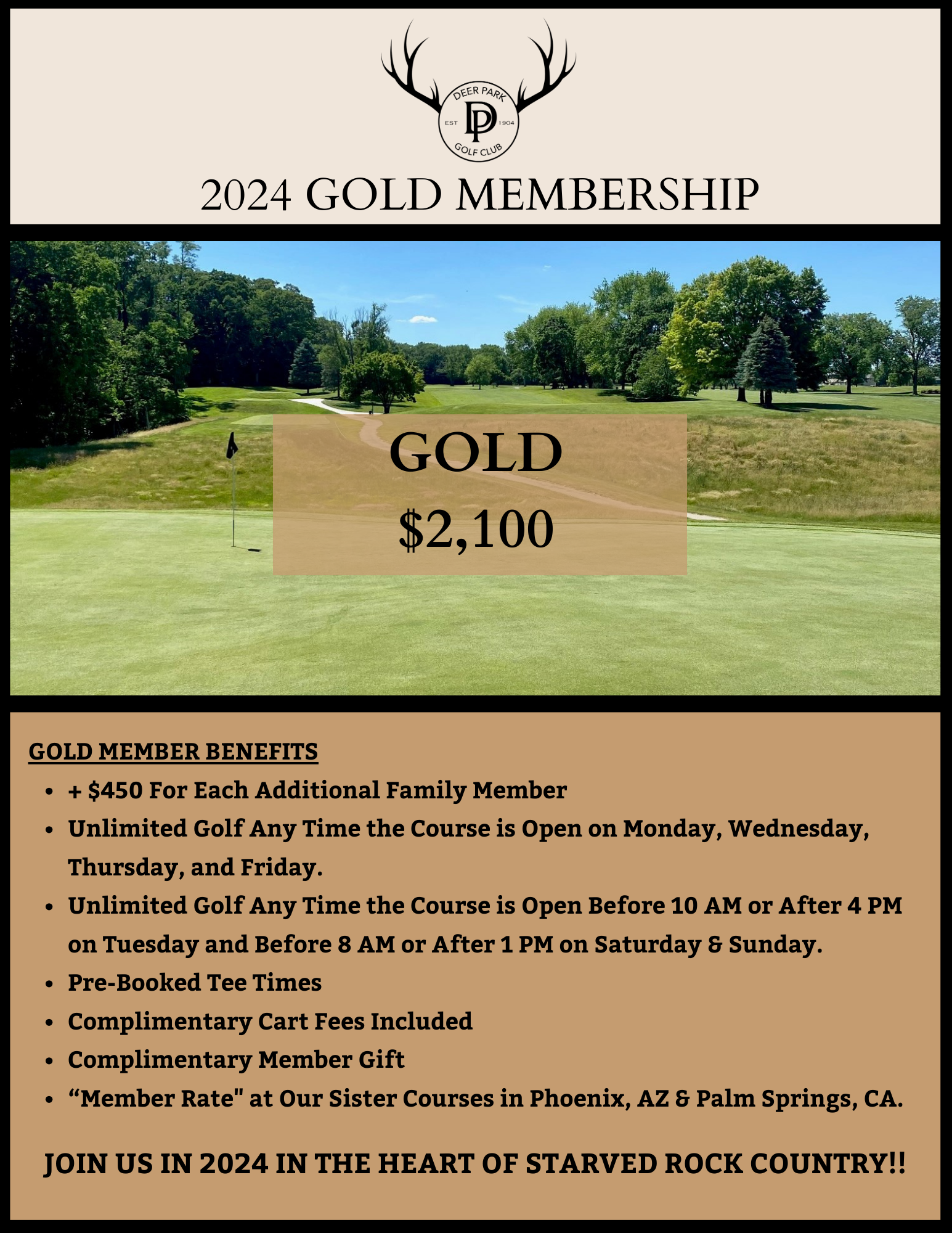 Membership - Deer Park Golf Club